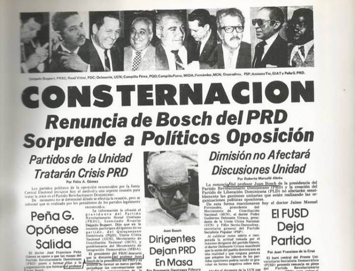 49 Años De Salida De Bosch Del Prd Pld Al Dia 